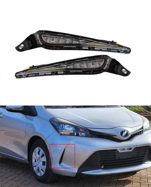 Toyota Vitz Model 2015-2016 DLAA LED Fog Lamps – Trims
