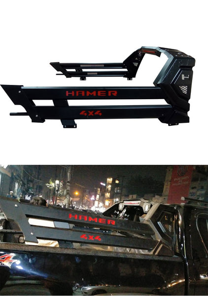 Toyota Hilux Revo 2016-23 Hamer Maxliner Aero Long Style Roll Bar – Trims