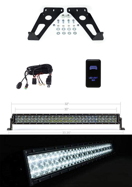 32" Dual Row 5D Optic OSRAM LED Light Bar – Trims