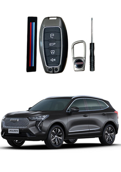 Haval H6 Model 2022-23 Key Cover with Metal Shell – Trims