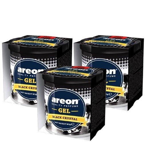 Areon Gel Crystal Black - Pack of 3 – Trims