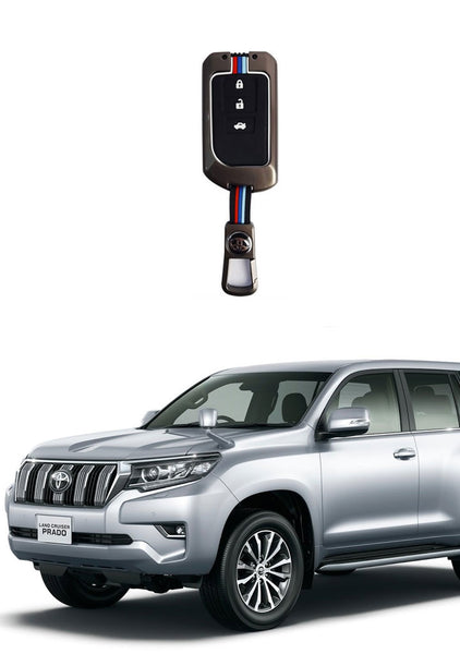 Toyota Prado FJ150 Model 2018-2023 Key Cover with Metal Shell – Trims