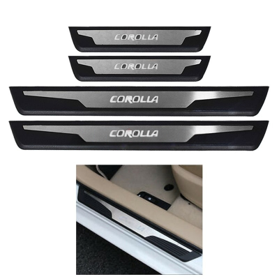 Toyota Corolla Model 2014-2021 Sill Plates with LED – Trims