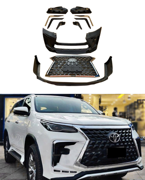 Toyota Fortuner Model 2016-2023 GX Lexus Style Body Kit – Trims