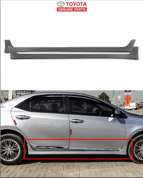 Toyota Corolla Genuine Side Skirts Model 2017-2021 – Trims