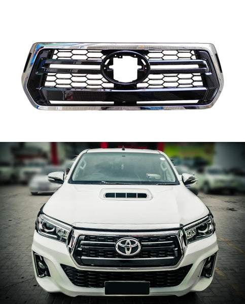 Toyota Hilux Rocco Model 2016 - 2020 Chrome Grille – Trims